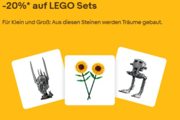 Ebay: Lego-Rabatt von 20 Prozent bis Ende Juni - Discountfan.de